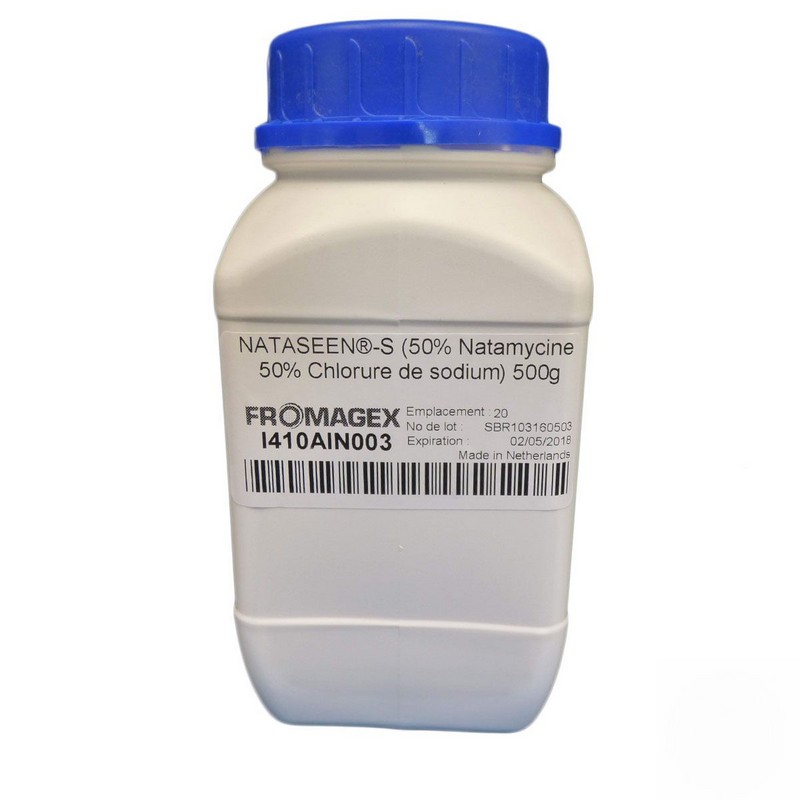 Fromagex | Nataseen S 50 Natamycine 50% Chlorure de Sodium 500G Protection